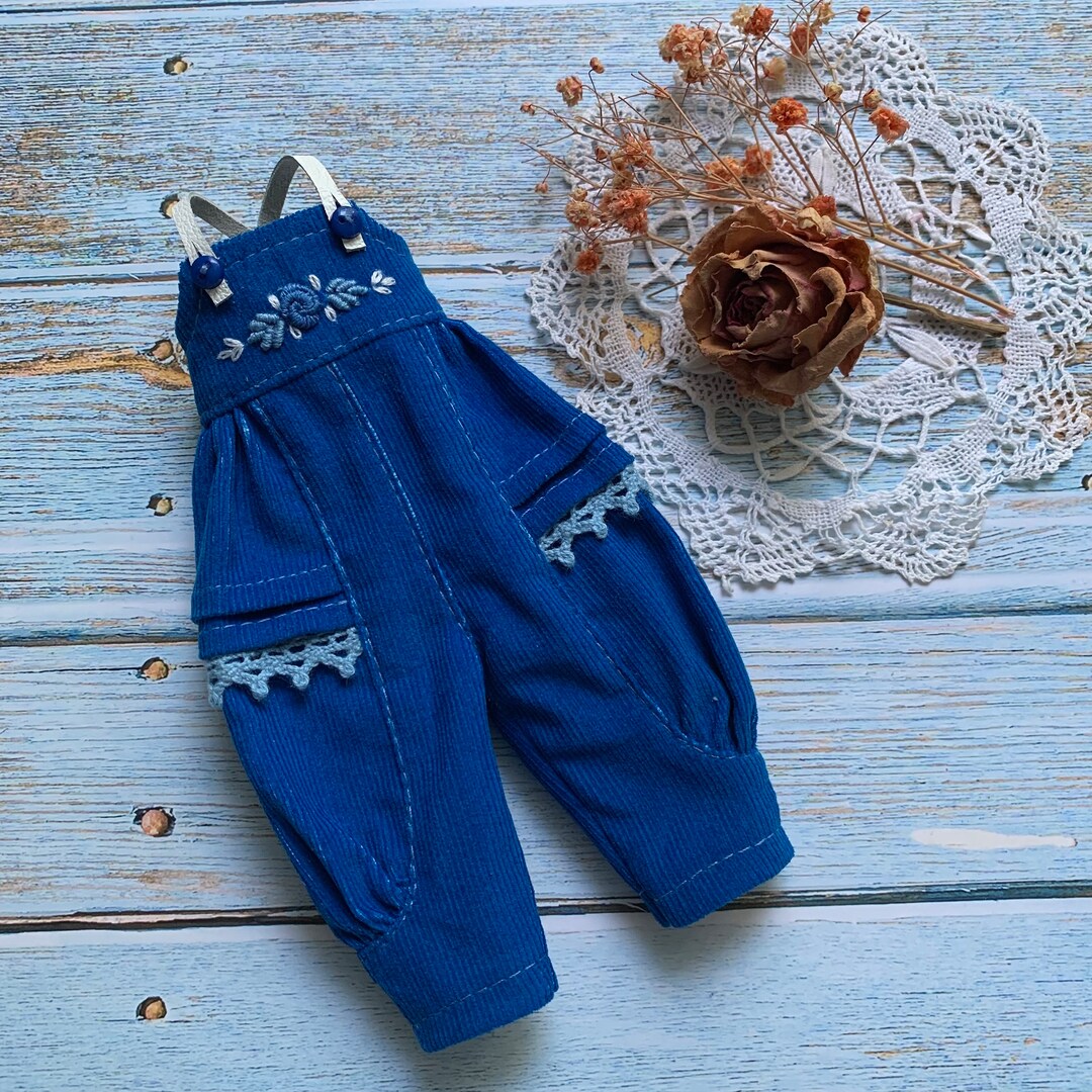 Denim Overalls Blythe Denim Overalls Blythe Clothes Blythe Outfit ...