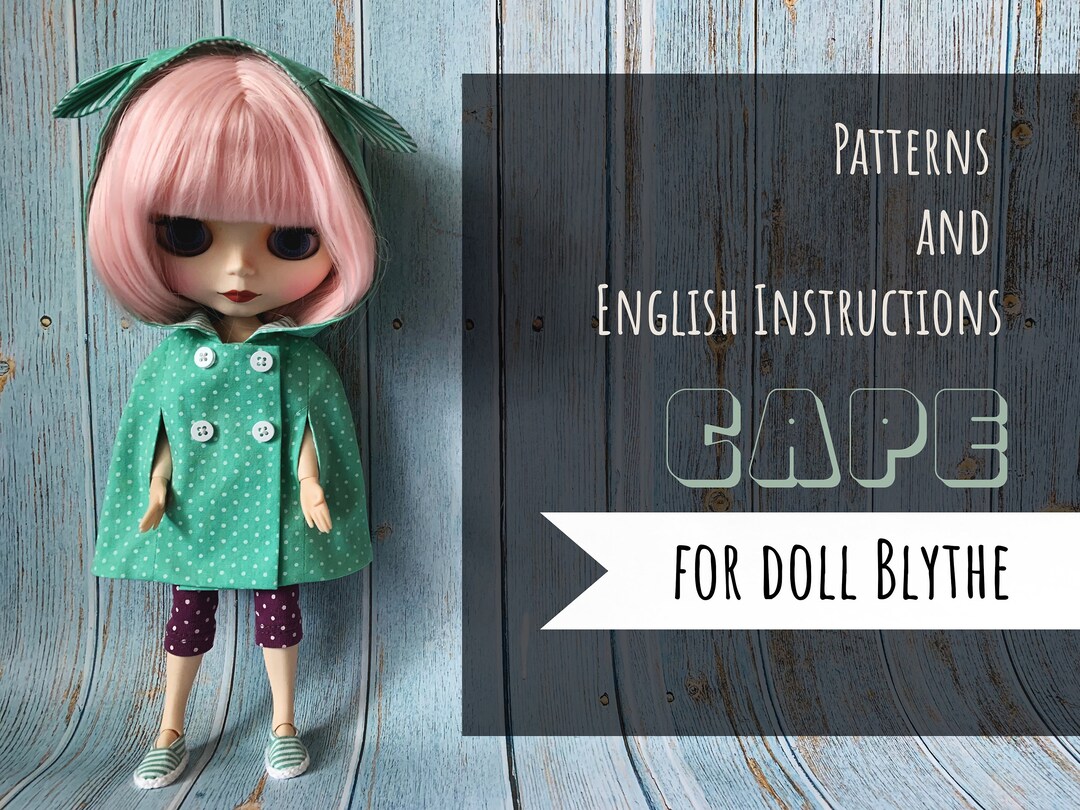 Blythe Cape Patterns and Instructions PDF Download - Etsy