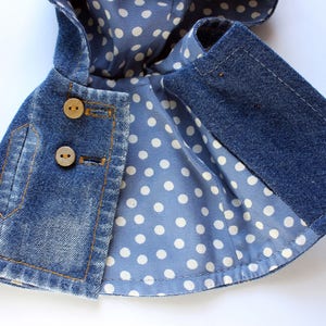 Blythe Denim Cape Blythe Denim Cloak Blythe Clothes - Etsy