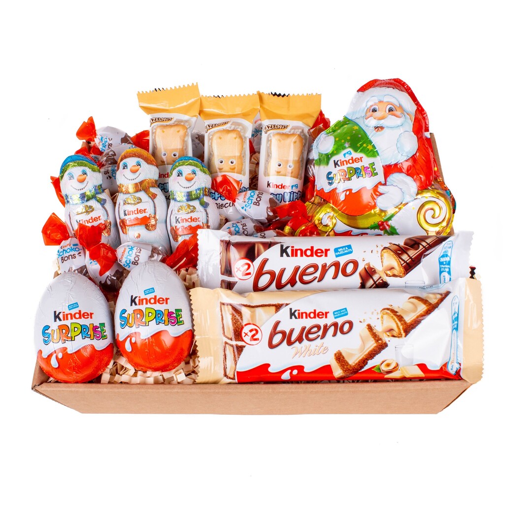 Kinder Chocolate Christmas Hamper Gift Basket, Present, Surprise, Candy ...