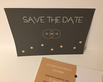 Free Beer Save the Date Cards funny kraft rustic save-the-date | Etsy