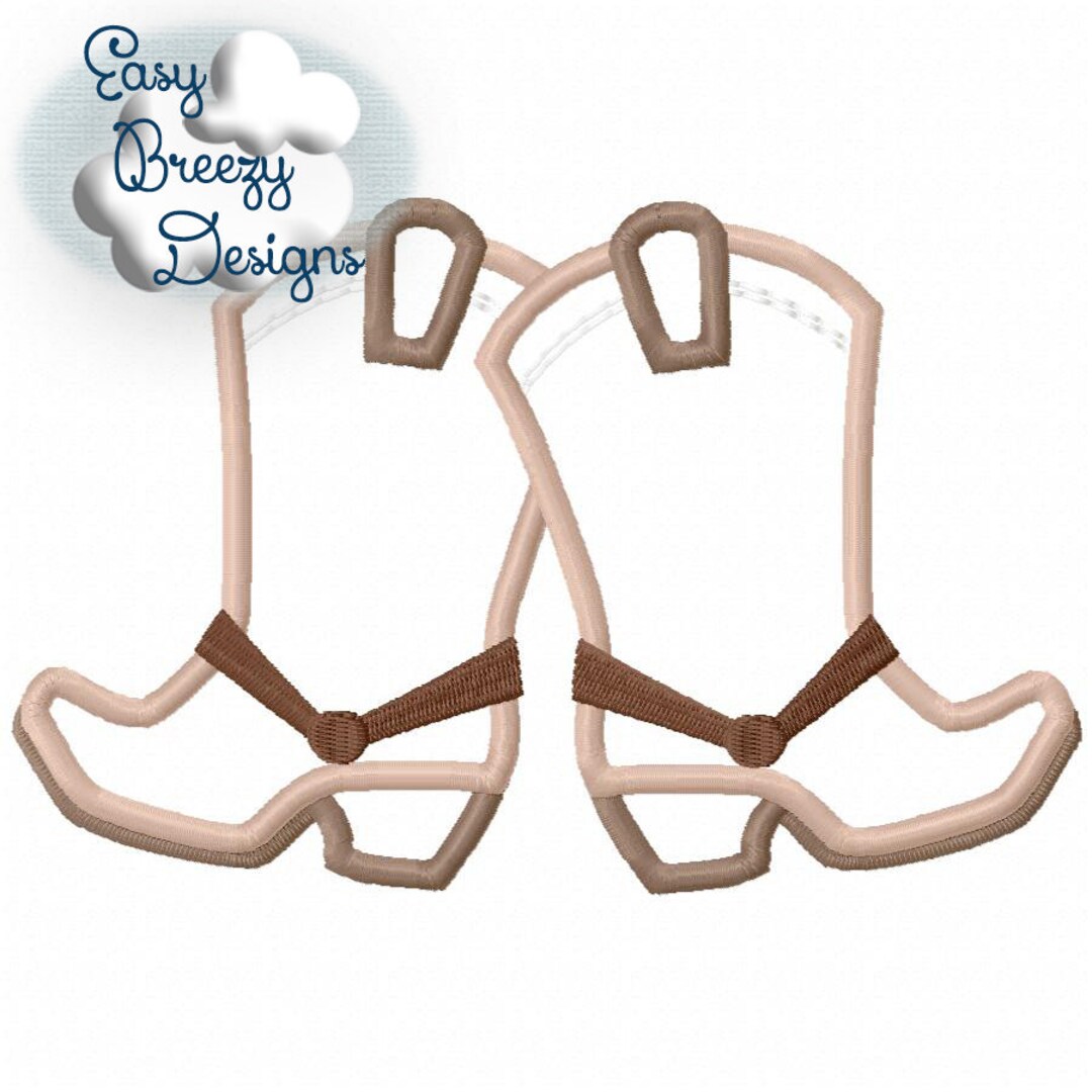 Cowboy Boots Applique Design, Cowboy Applique, Farm Life, Country Boy ...