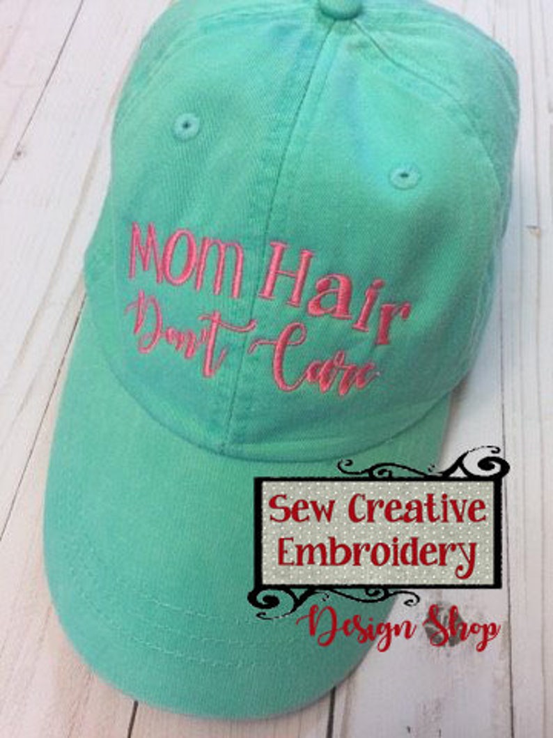 Messy Hair Embroidery Design Hat Hair Embroidery Design Boat - Etsy