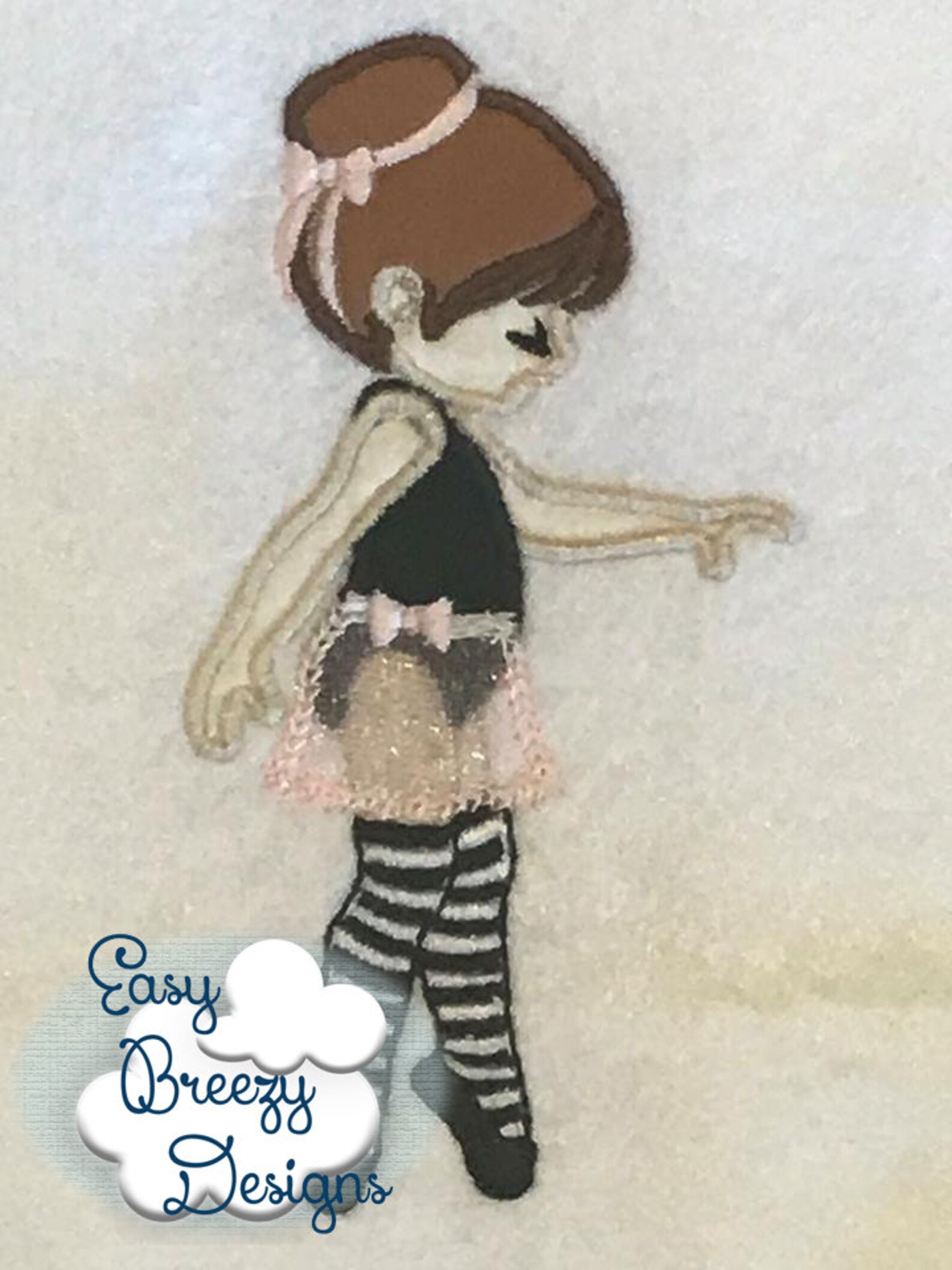 Ballerina Applique Design Ballet Applique Design Dancer - Etsy