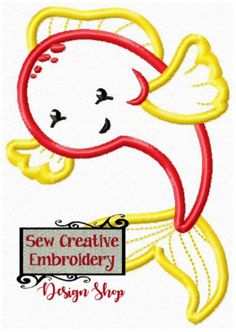 Fish Bowl Applique Design Set - Fish Applique Design, Fishbowl Applique ...