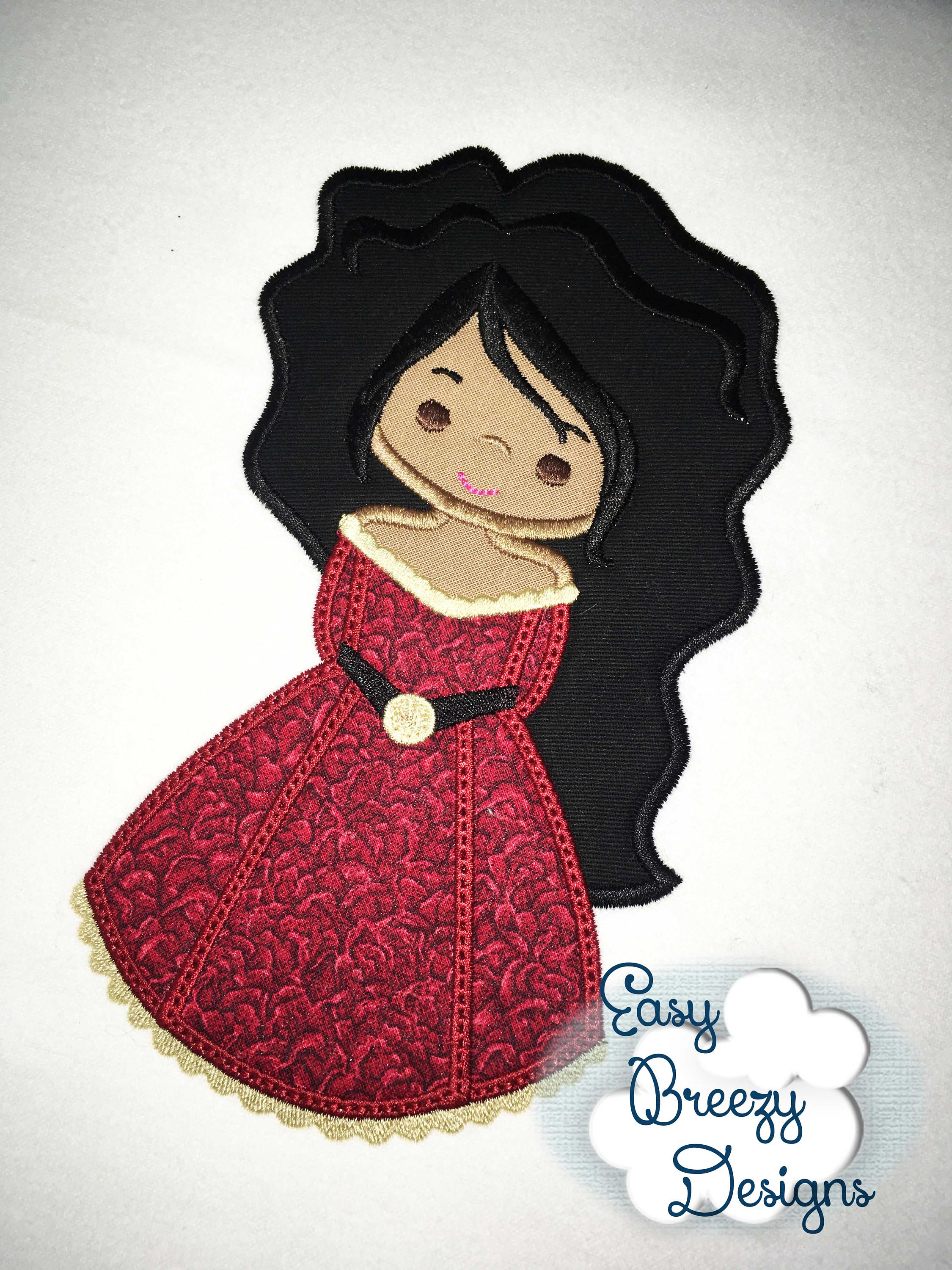 Princess 8 Applique Design Princess Life Fairy Tale Applique | Etsy