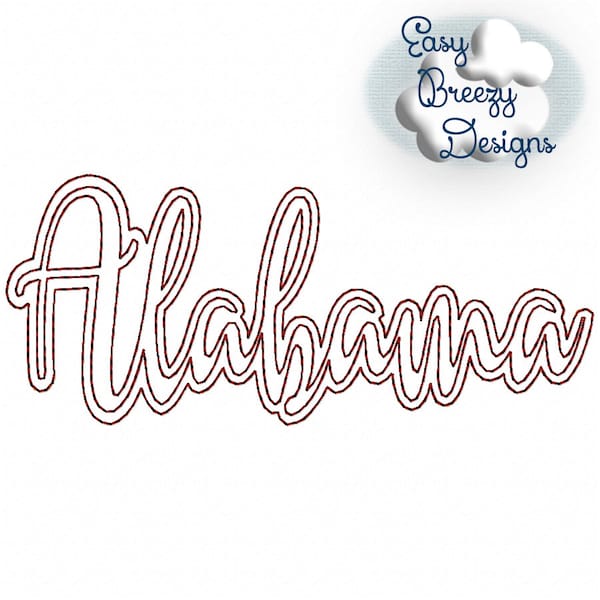Alabama Applique - Etsy