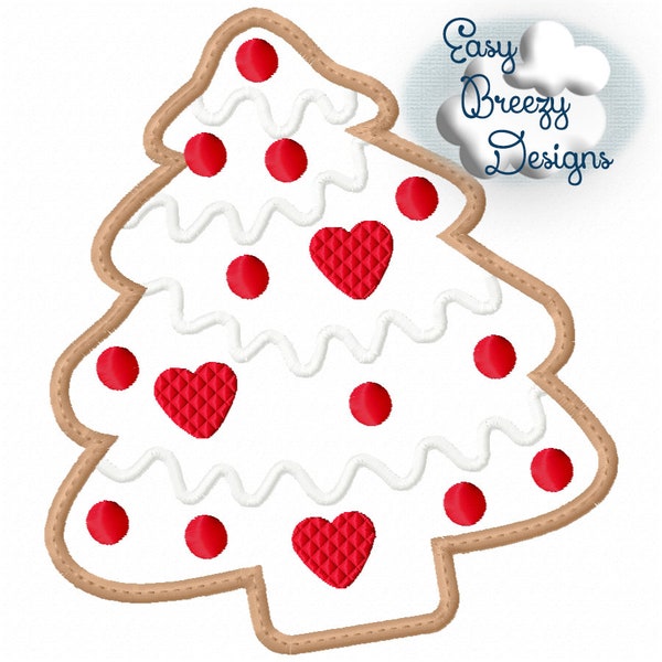 Gingerbread Applique - Etsy