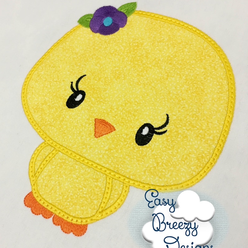 Chick Applique - Etsy