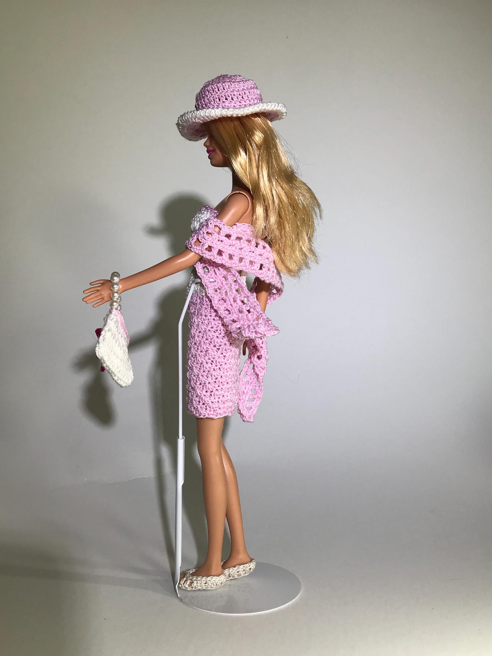 Barbie Cocktail Dress Fashion Set (includes Dress, Hat, Wrap ...