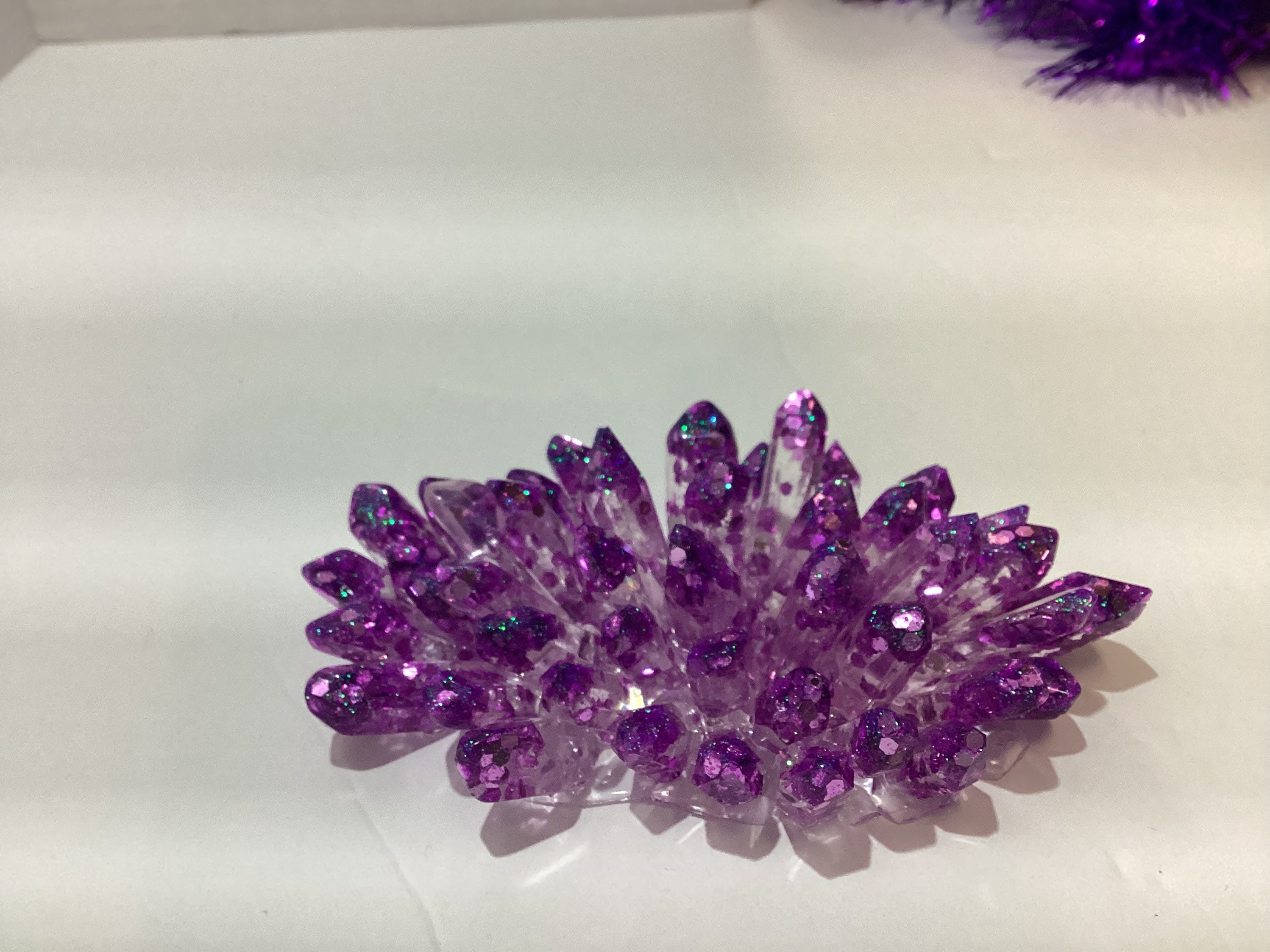 Large Decorative Crystal Cluster Handmade Out of Epoxy in - Etsy