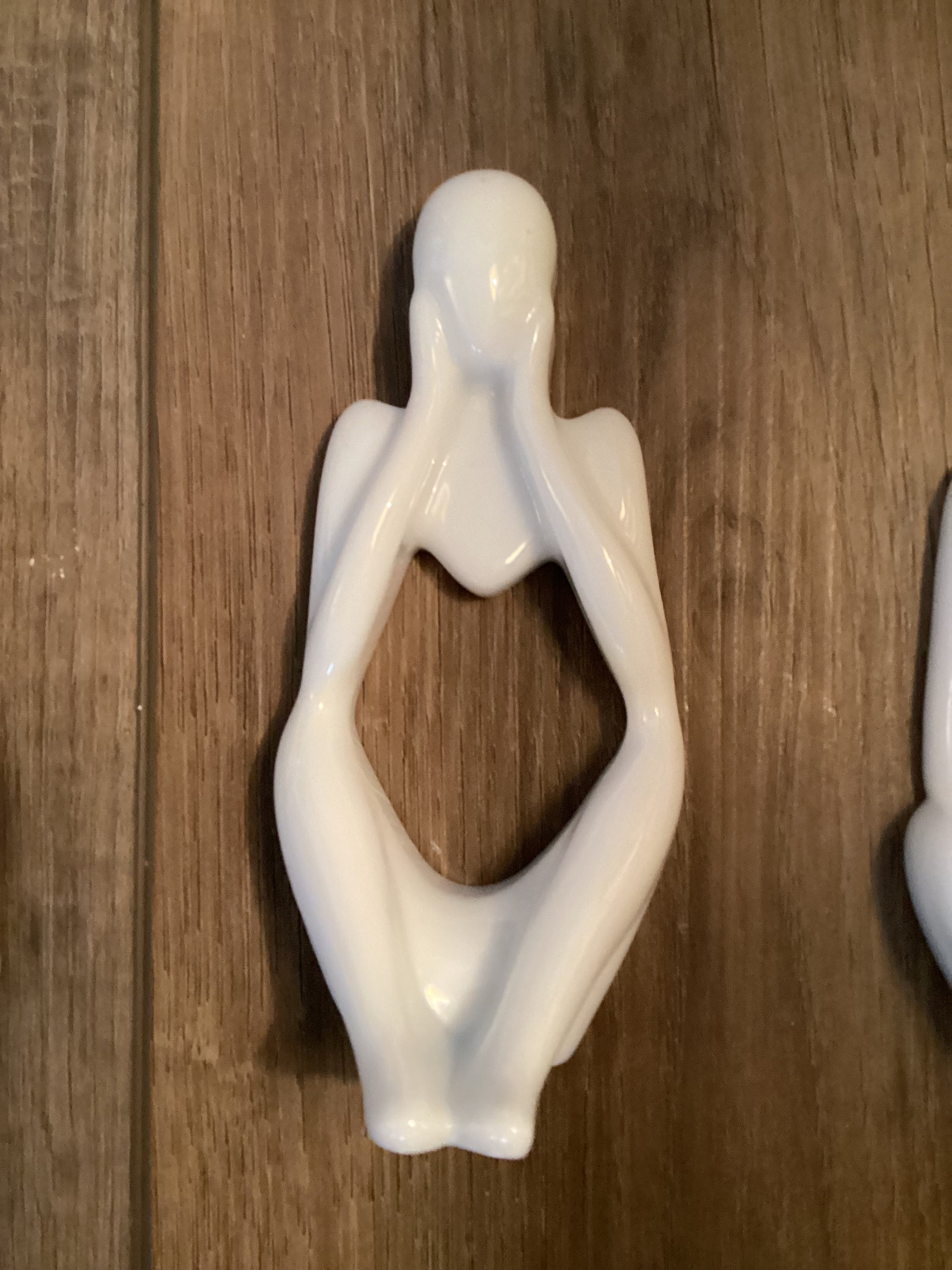 Pure White Thinking Men Statues for Home Decor - Etsy