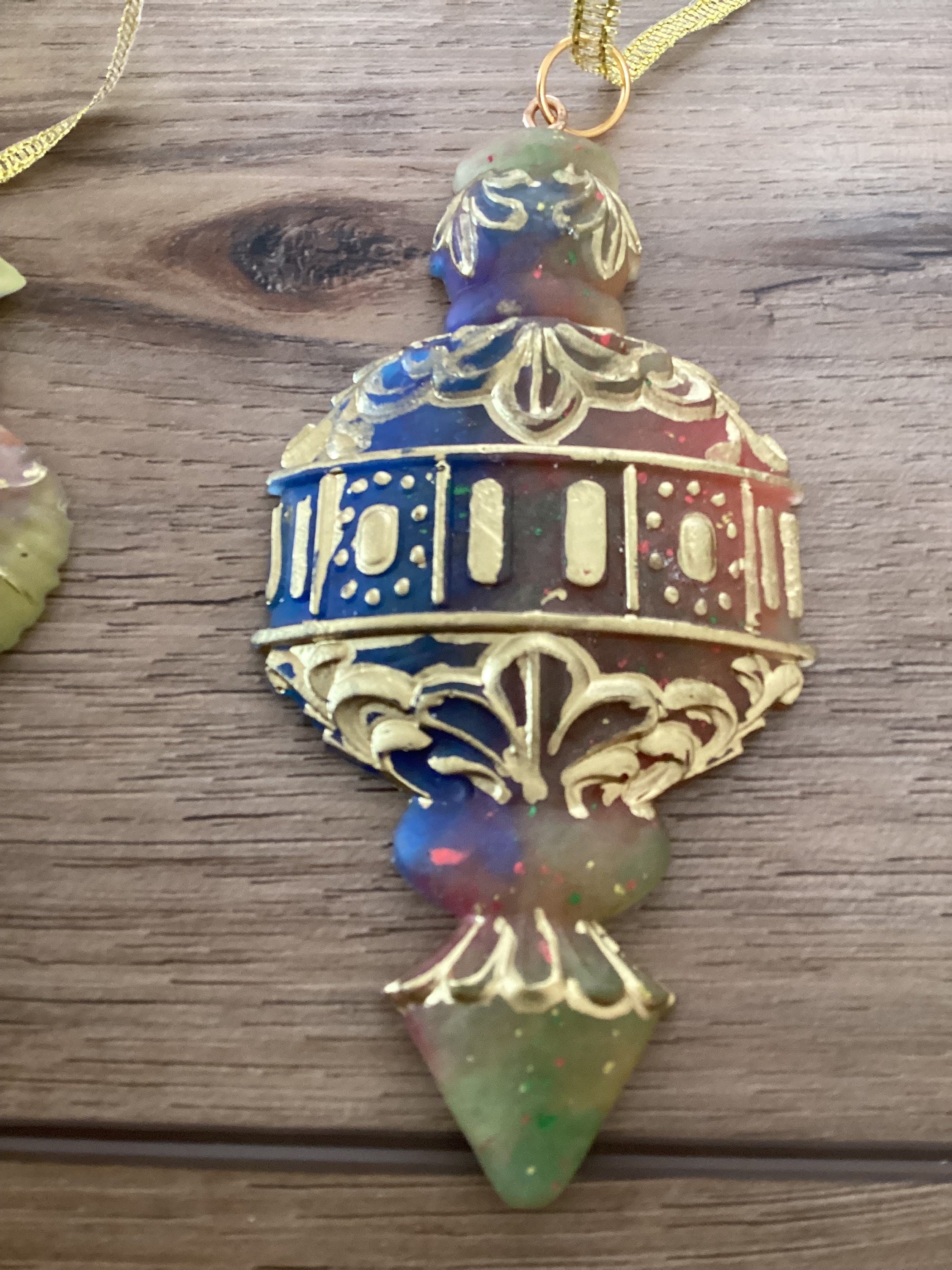 Antiqued Victorian Style Christmas Tree Ornaments in Rainbow, Pride ...