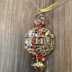 Handmade Victorian Style Christmas Tree Ornaments in Multi Colored ...