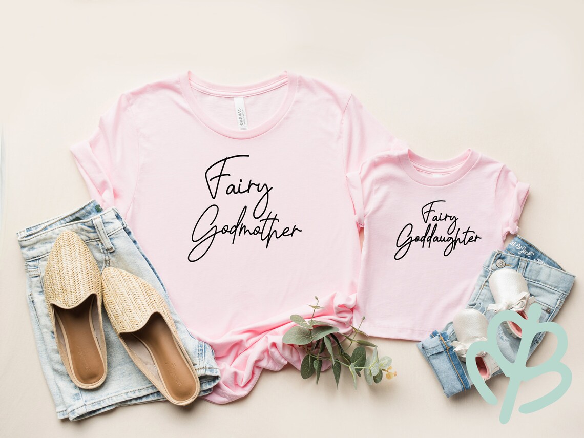 Fairy Godmother Shirt Fairy Goddaughter Shirt Matching God - Etsy