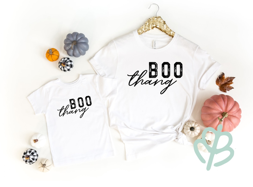 Boo Thang Matching Halloween Shirt Mom and Me Shirts - Etsy