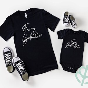 Fairy Godmother Shirt Fairy Goddaughter Shirt Matching God Parents ...
