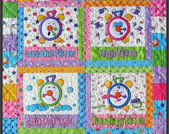 Tick Tock Quilt Pattern - Etsy