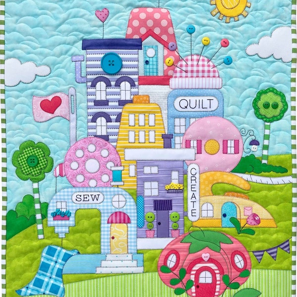 Town Quilt Pattern - Etsy