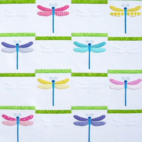 Dragonfly Quilt Pattern - Etsy