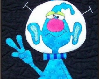 Nedol Pattern Block 3 of Planetary Party Quilt | Etsy