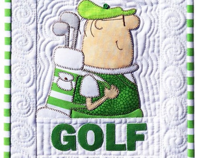 Golf Quilt Pattern PAPER PRINT VERSION - Etsy
