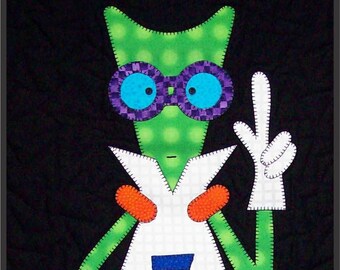 Nedol Pattern Block 3 of Planetary Party Quilt | Etsy