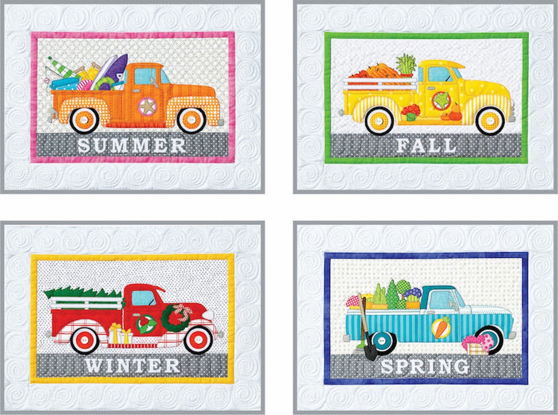 Trucks Quilt Pattern - Etsy
