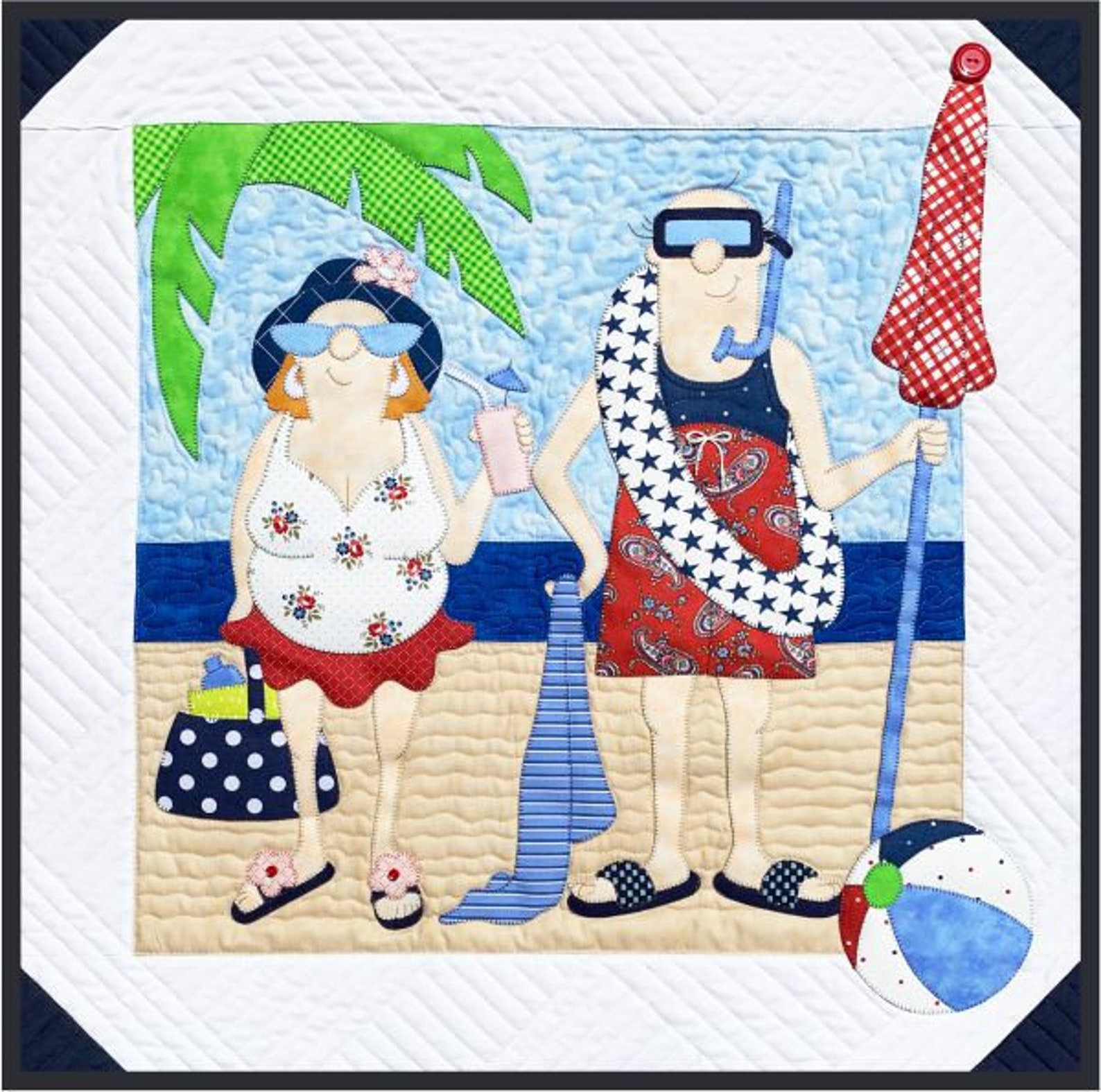 Beach Time Quilt Pattern - Etsy