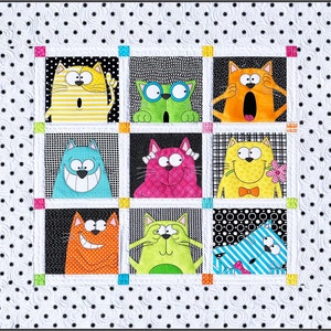 Cats Quilt Pattern - Etsy