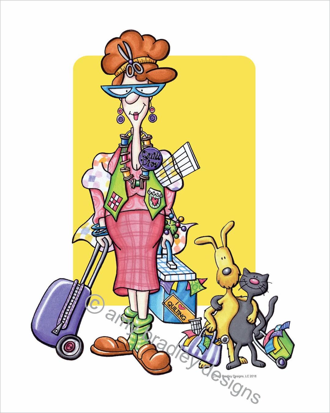 Quilt Diva Workshop Day Print - Etsy