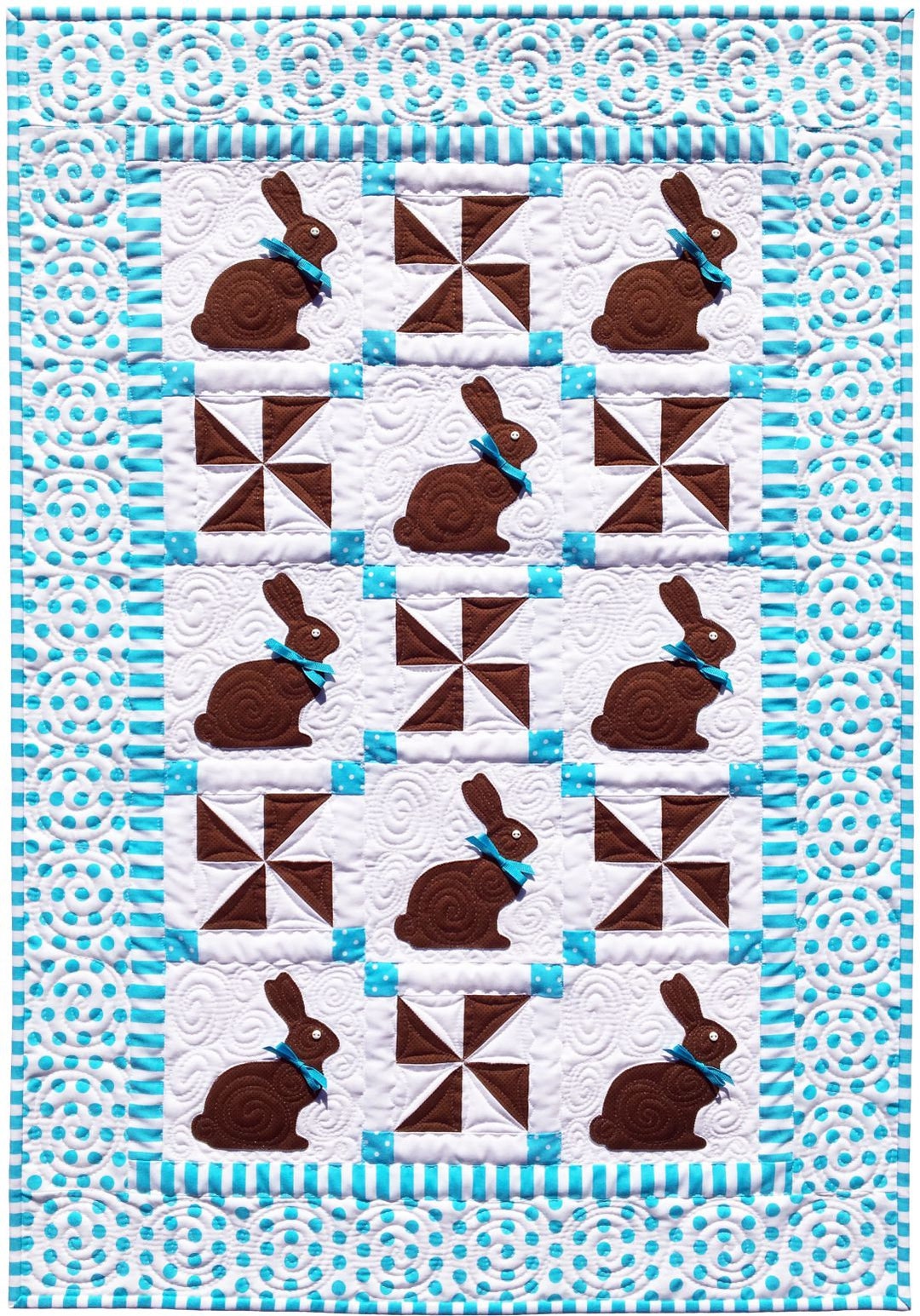 Chocolate Bunnies Quilt Pattern - Etsy