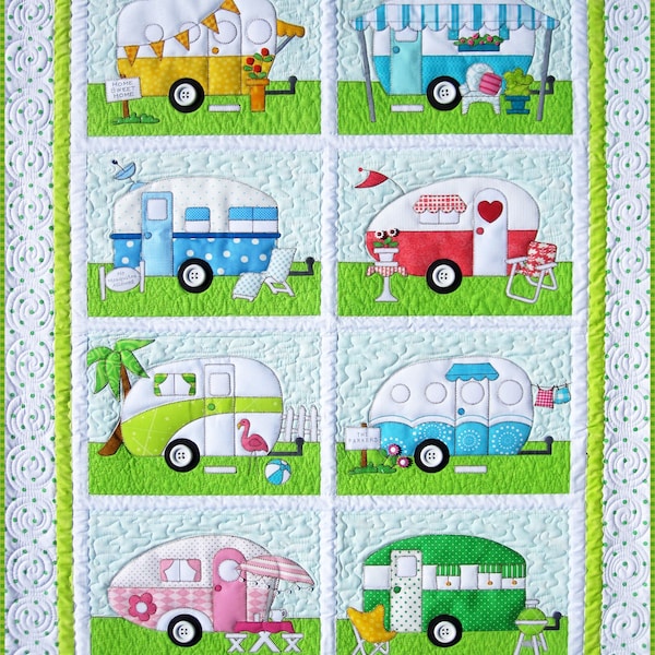 Camping Quilt Pattern - Etsy