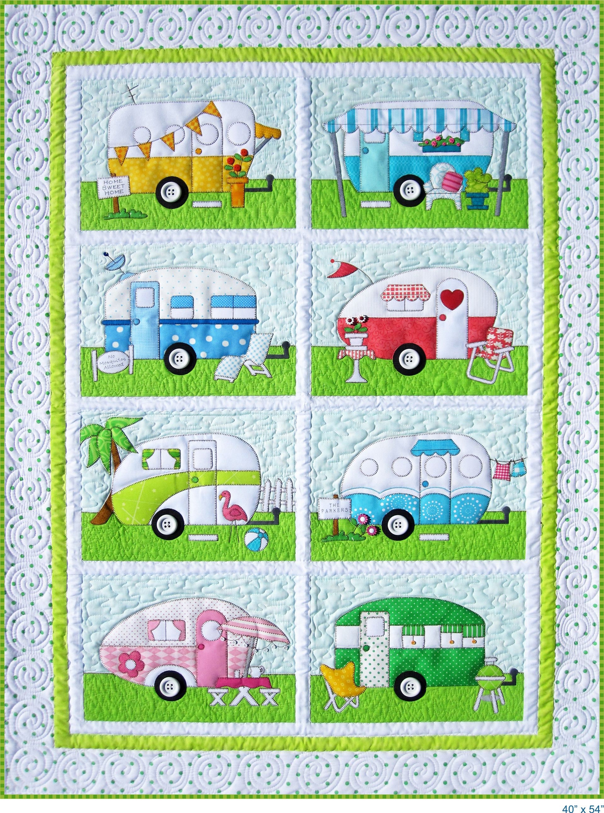Campers Quilt Pattern - Etsy