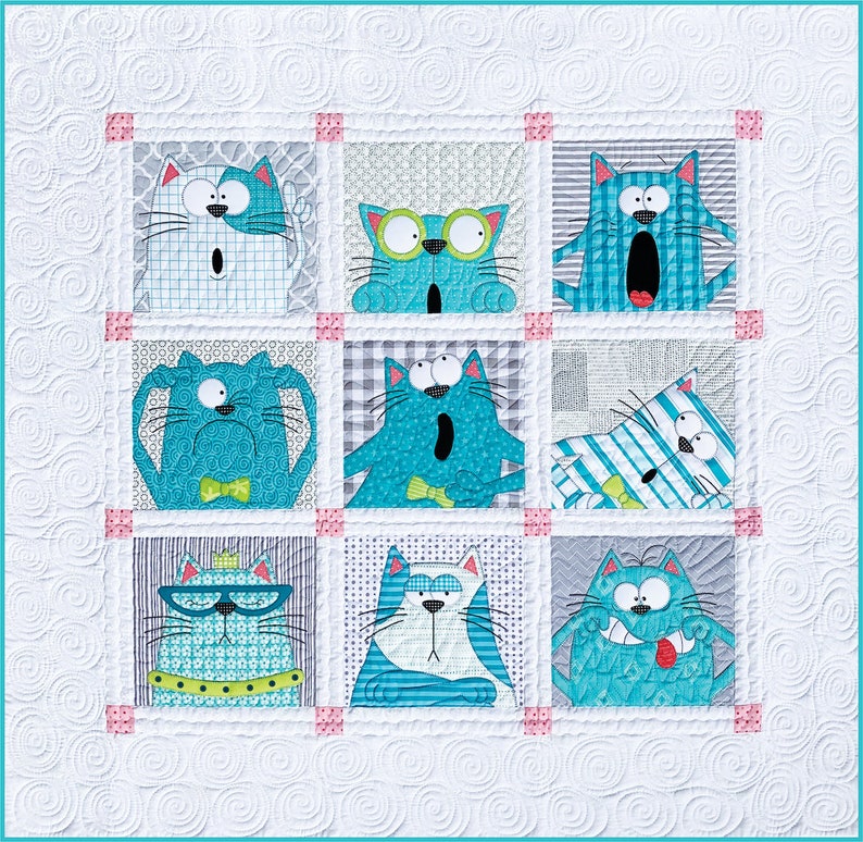 Cats Quilt Pattern - Etsy