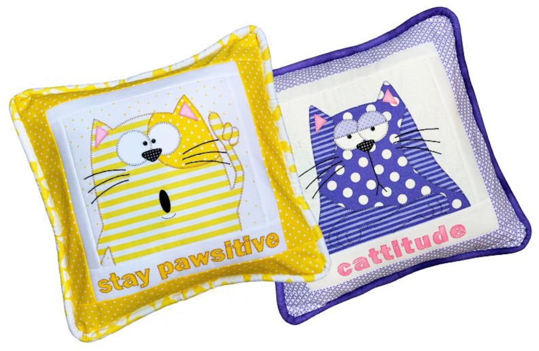 Cats Quilt, Pillow, & Totebag Pattern - Etsy