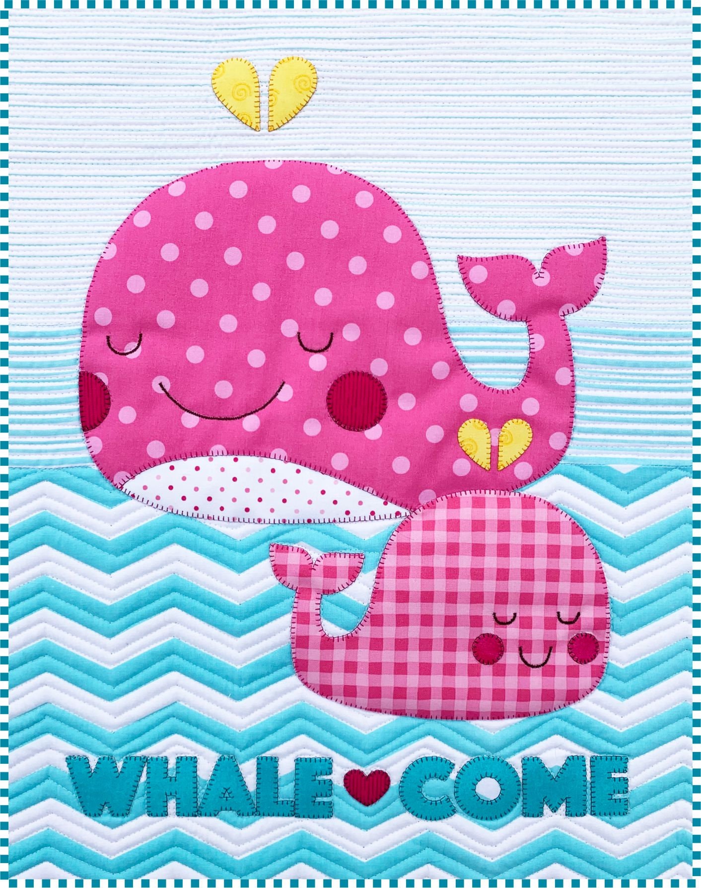 Whale Mini Quilt Pattern - Etsy
