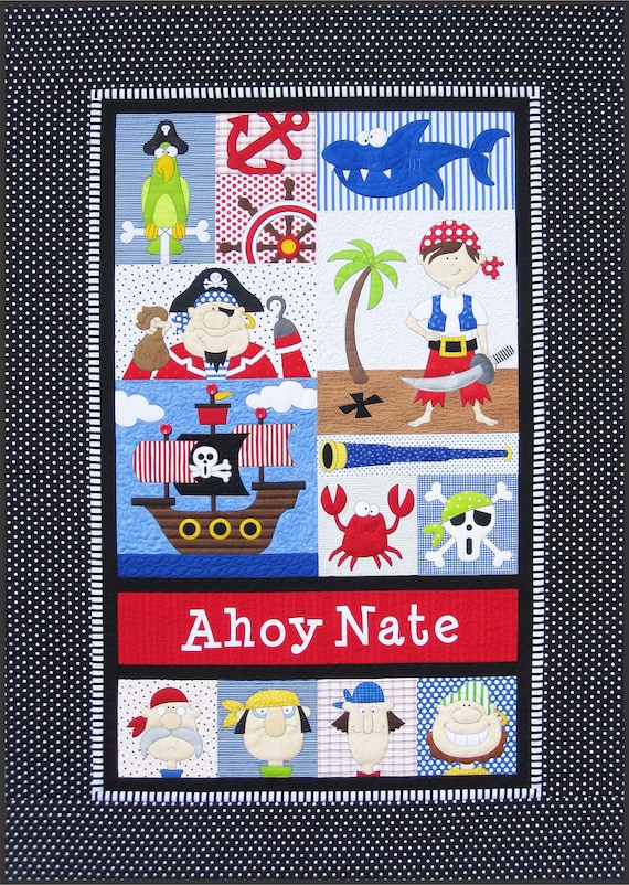 Pirates Quilt Pattern | Etsy