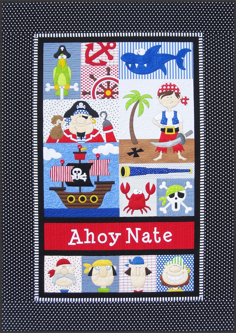 Pirates Quilt Pattern - Etsy