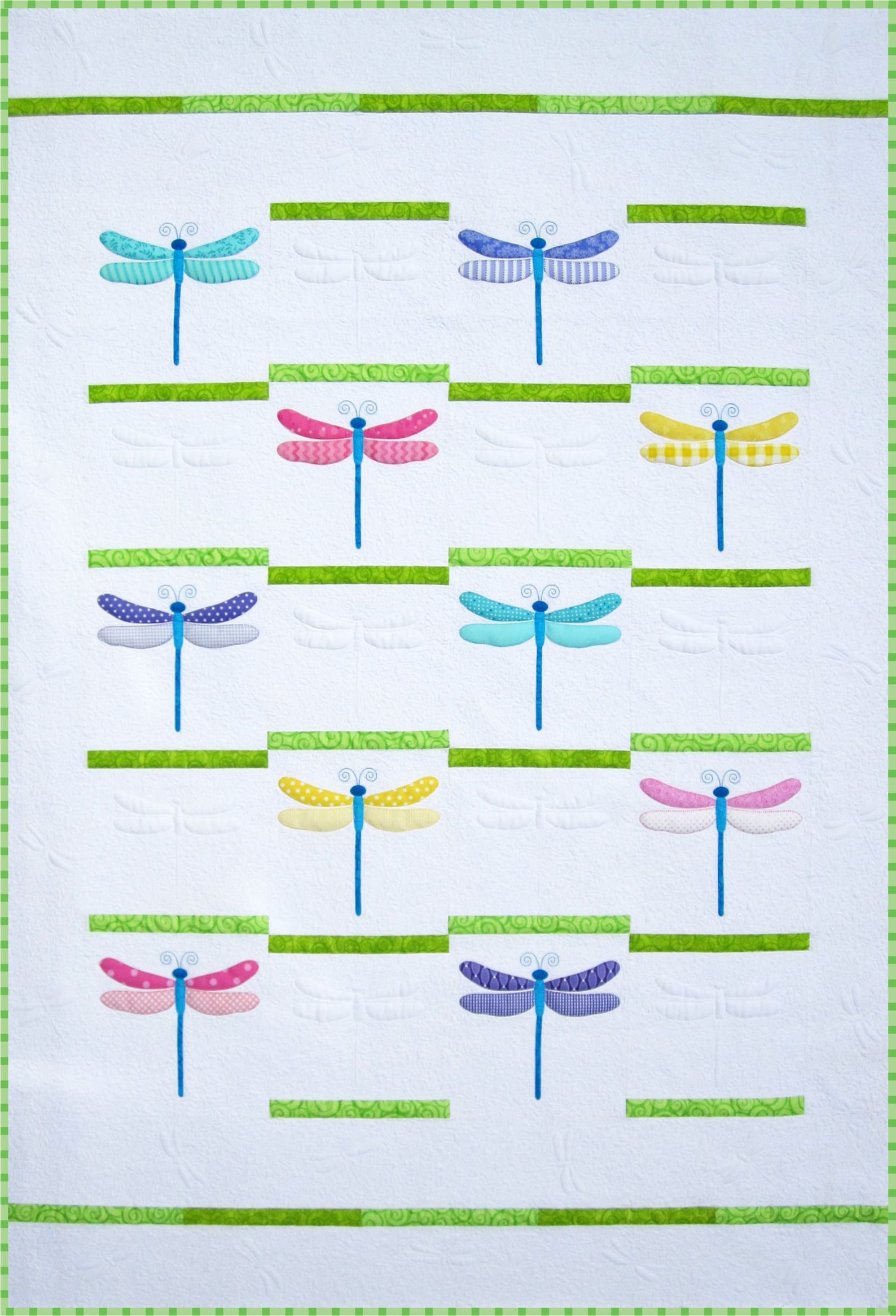 Dragonfly Quilt Pattern - Etsy