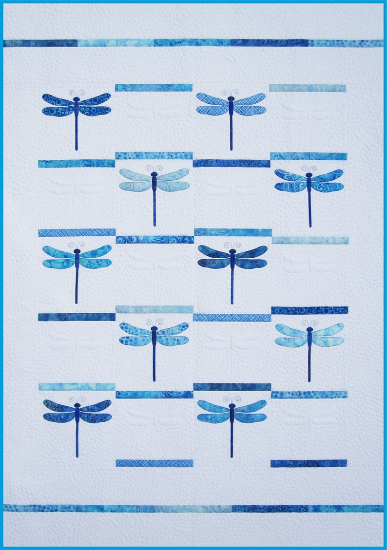 Dragonfly Quilt Pattern - Etsy