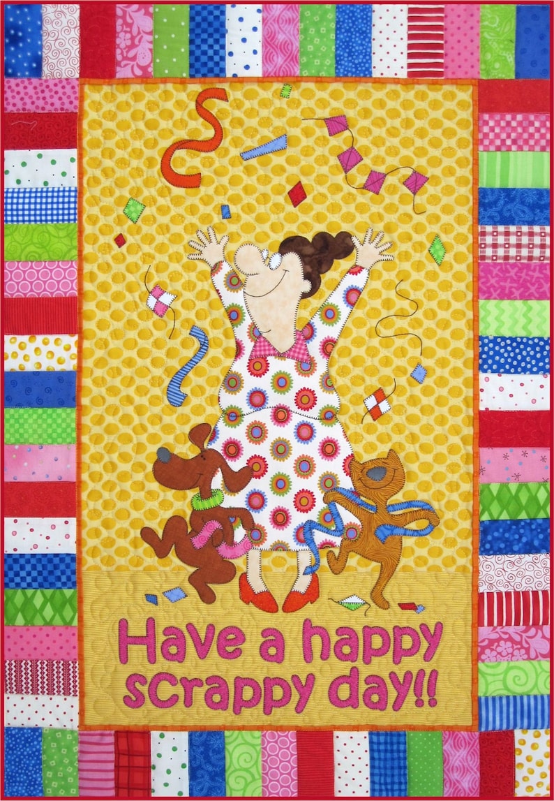 Have A Happy Scrappy Day! Quilt Pattern - Etsy