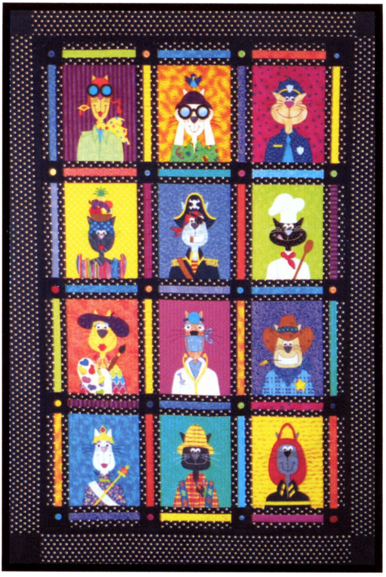 Slim Pattern, Block 9 of Kitty City Quilt - Etsy
