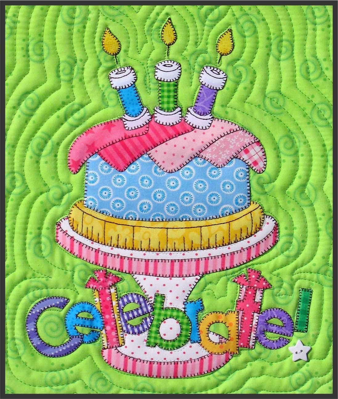 Birthday Mini Wallhanging Pattern - Etsy