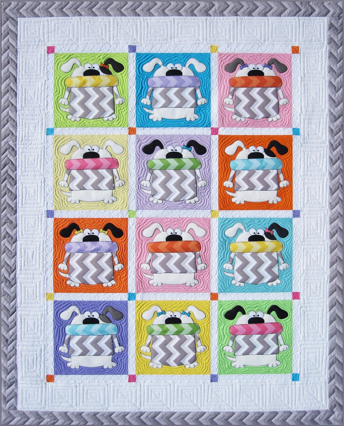 The Dogs Quilt Pattern - Etsy