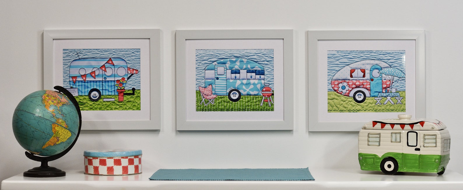 Camper Print Camping Print Camper Art Camping Art Gift for | Etsy