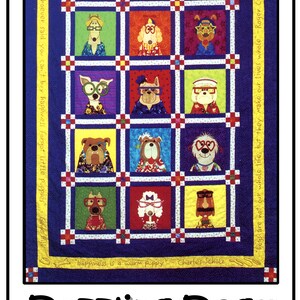 Dan the Dane Pattern, Block 1 of Dazzling Dogs Quilt - Etsy