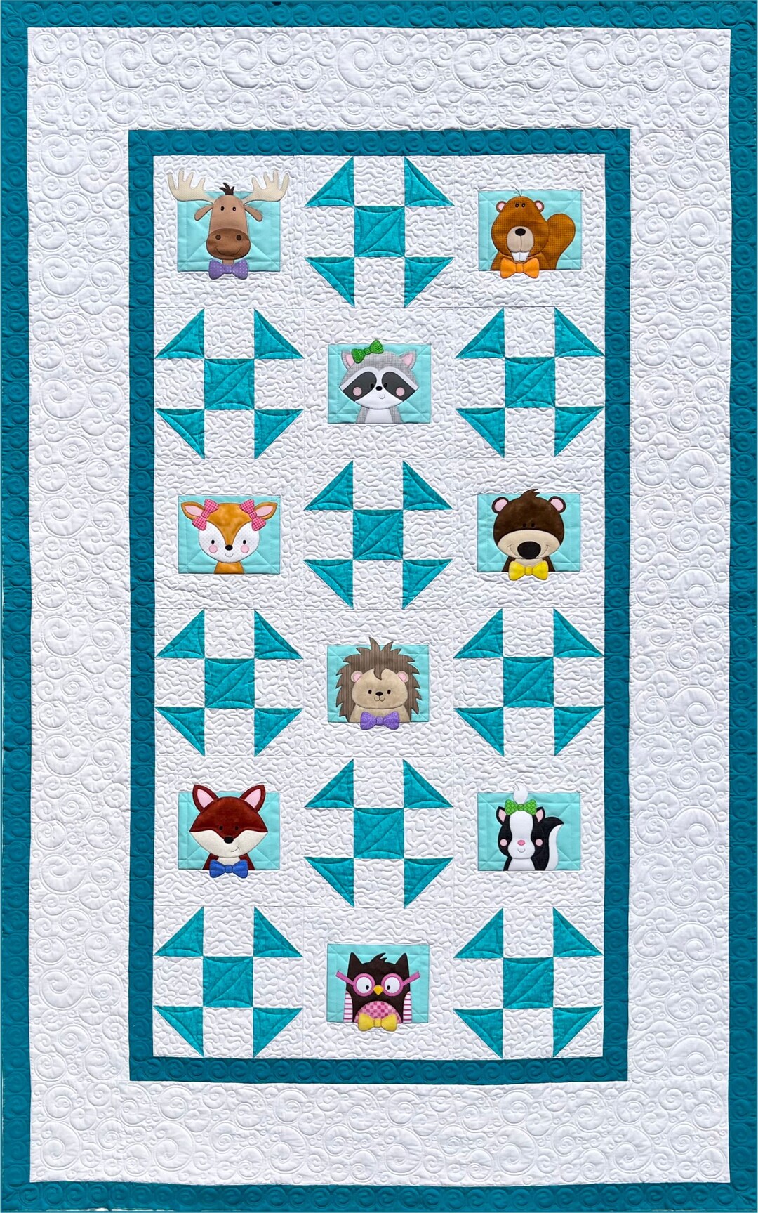 Woodland Animals Quilt Pattern - Etsy