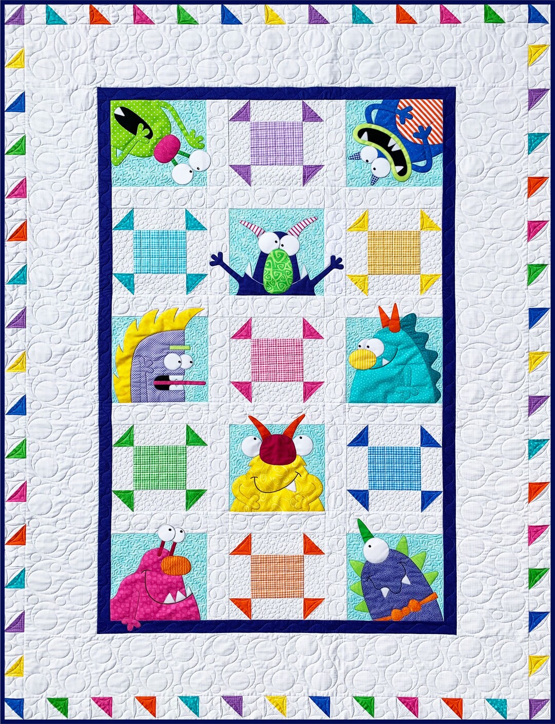 Monsters Quilt Download Pattern - Etsy