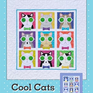 Cool Cats Quilt Pattern - Etsy